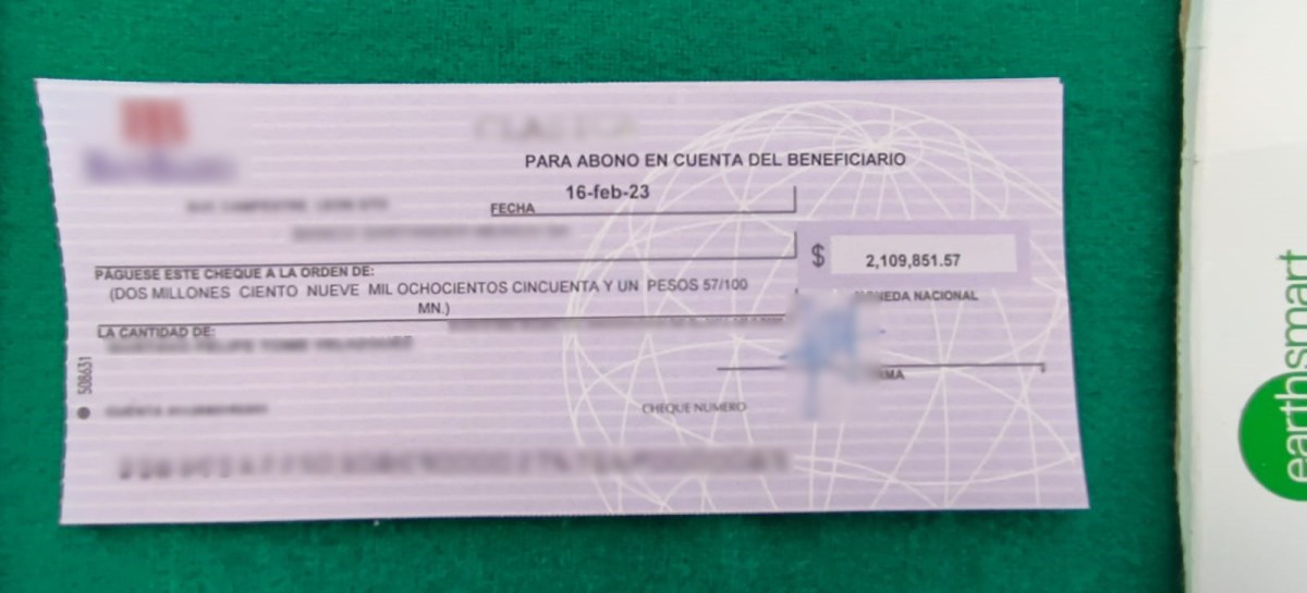 Aseguran cheques por aproximadamente 2 millones de pesos – Sociedad ...